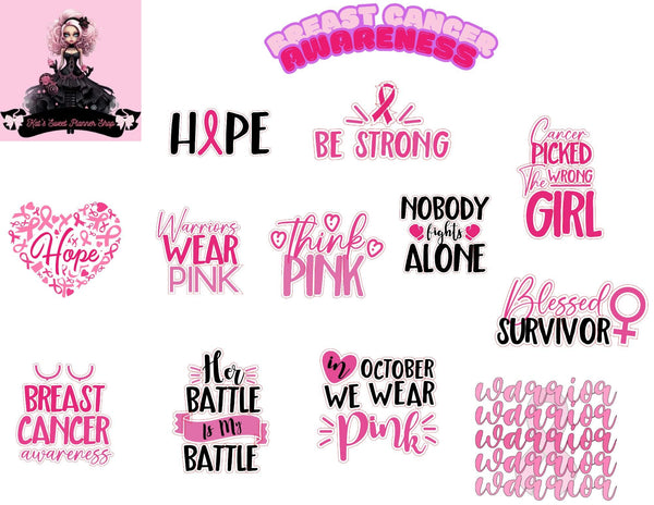 Breast Cancer Awareness Sticker Sheet – Kats Sweet Planner Shop